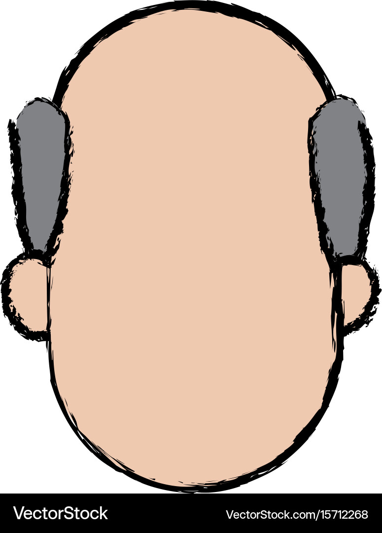 Businessman character face male image Royalty Free Vector