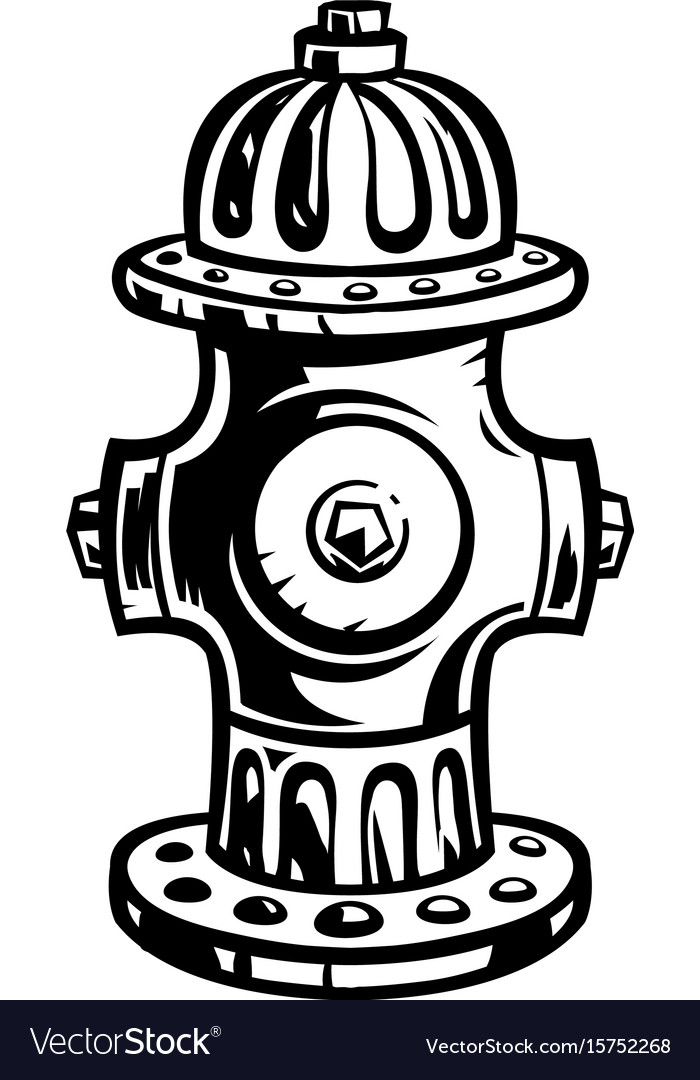 Fire hydrant Royalty Free Vector Image - VectorStock