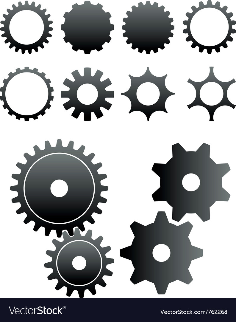 Gears Royalty Free Vector Image - VectorStock