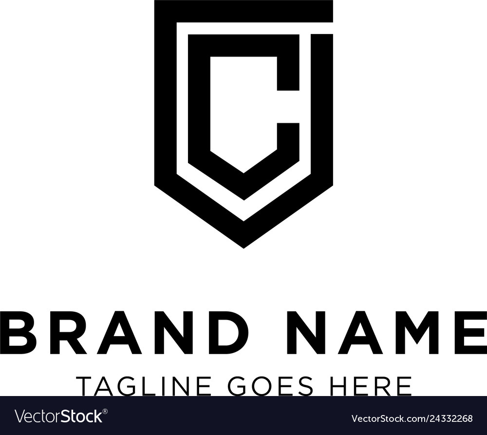 Initial c logo design Royalty Free Vector Image