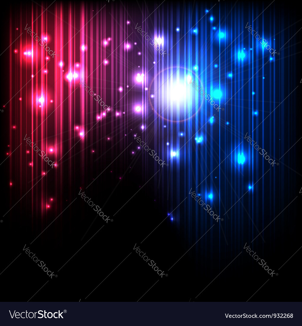 Magic lights Royalty Free Vector Image - VectorStock
