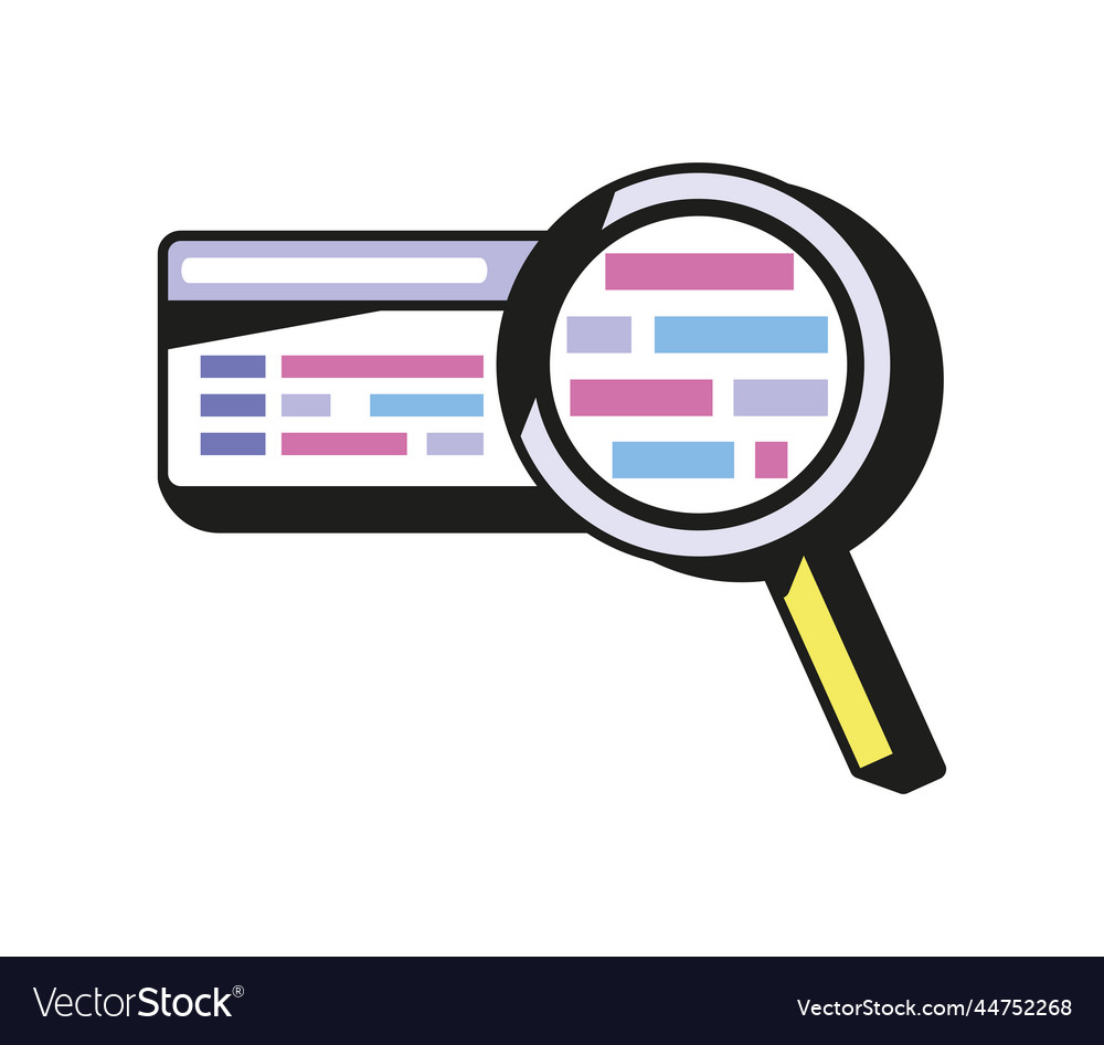 Web development optimization Royalty Free Vector Image