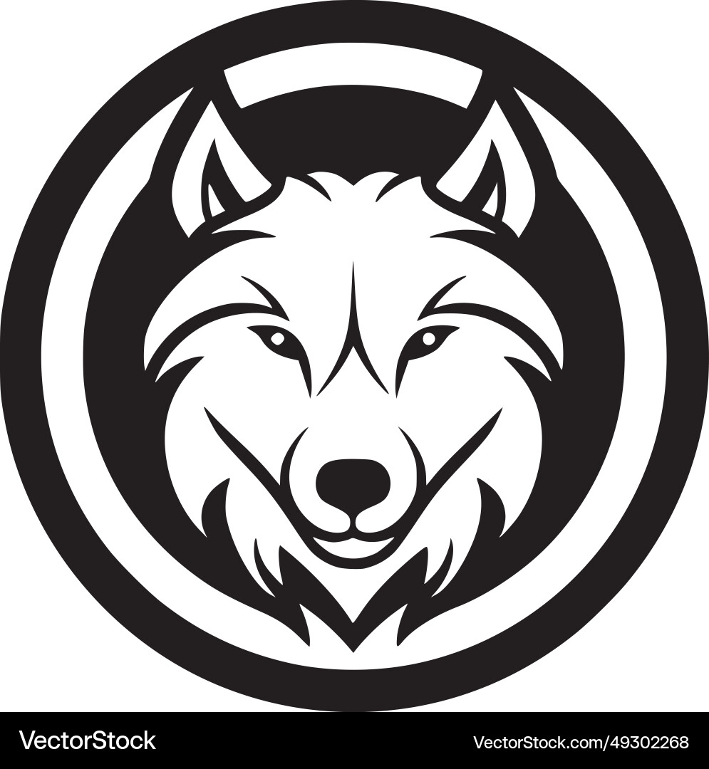 Wolf - high quality logo ideal for t-shirt Vector Image
