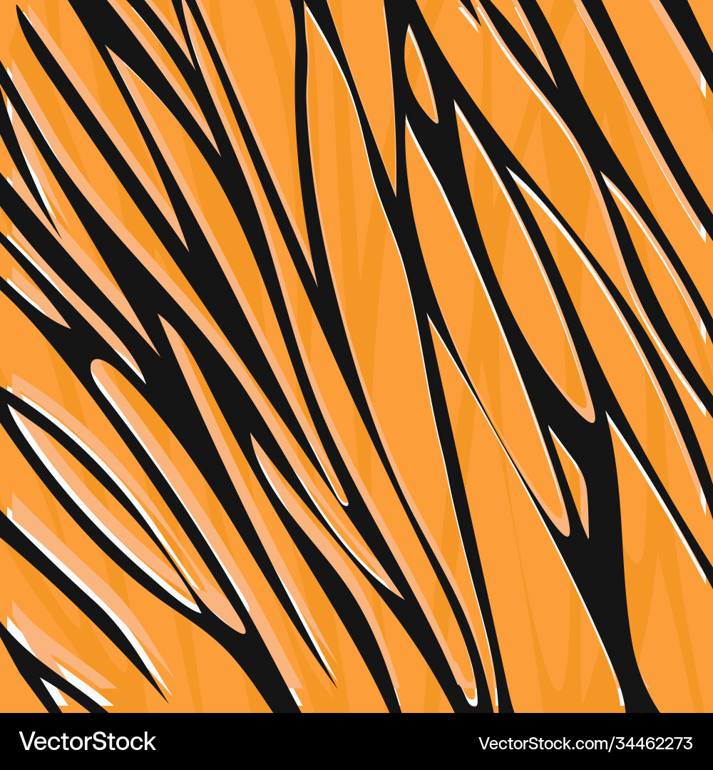 Background for printing animals on an orange Vector Image