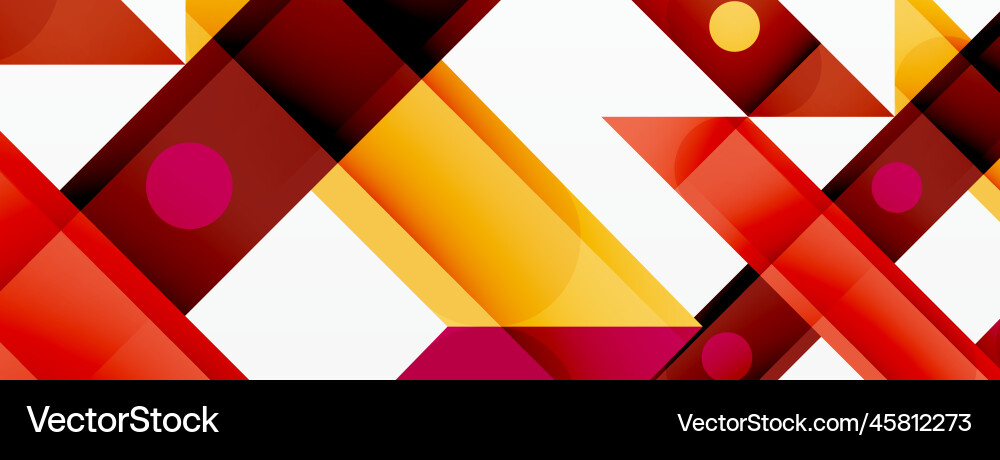 Bright colorful straight lines geometric abstract Vector Image