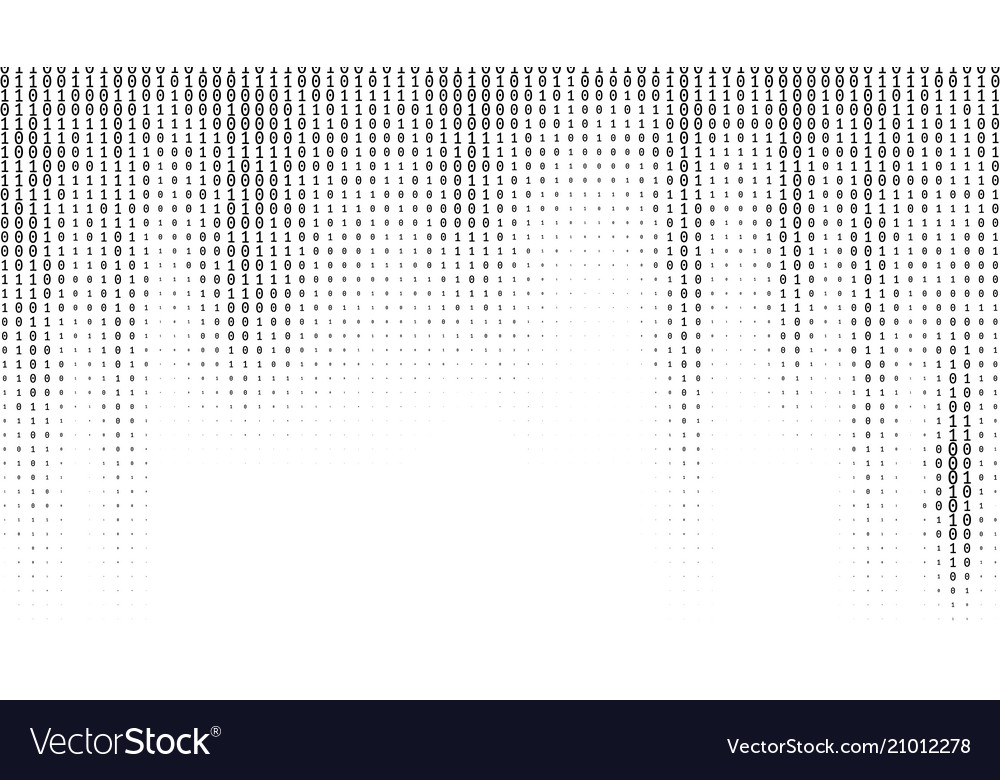 Gradient binary code digits background Royalty Free Vector Gradient binary code digits background Royalty Free Vector