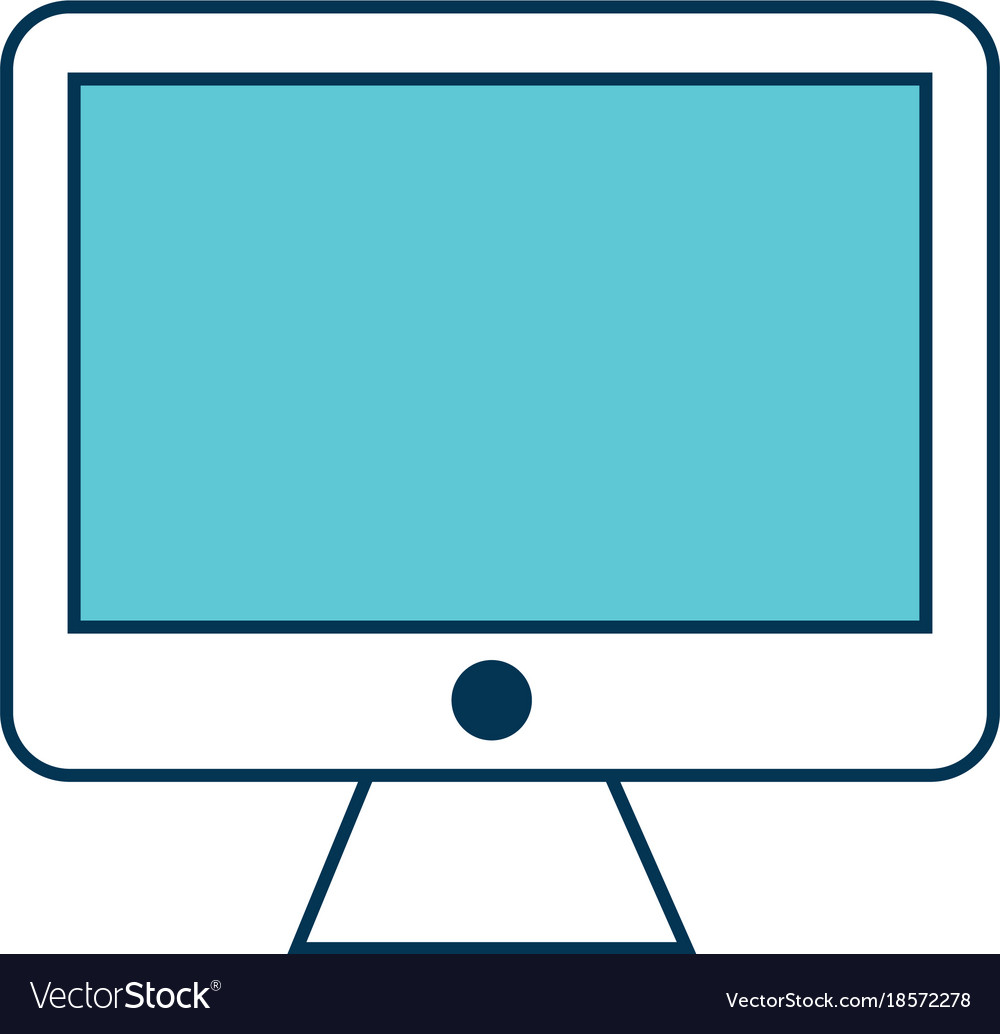 Isolated computer design Royalty Free Vector Image