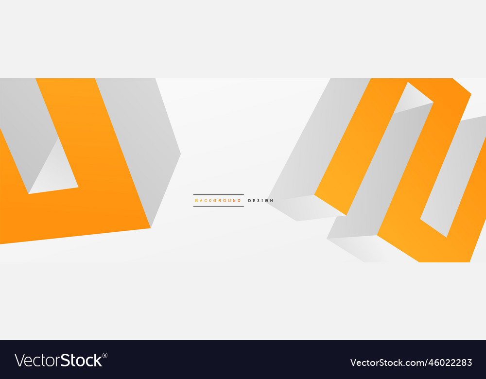 3d line geometric creative abstract background Vector Image