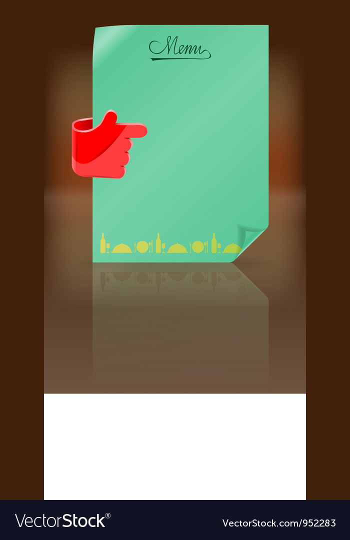 Menu Royalty Free Vector Image - VectorStock