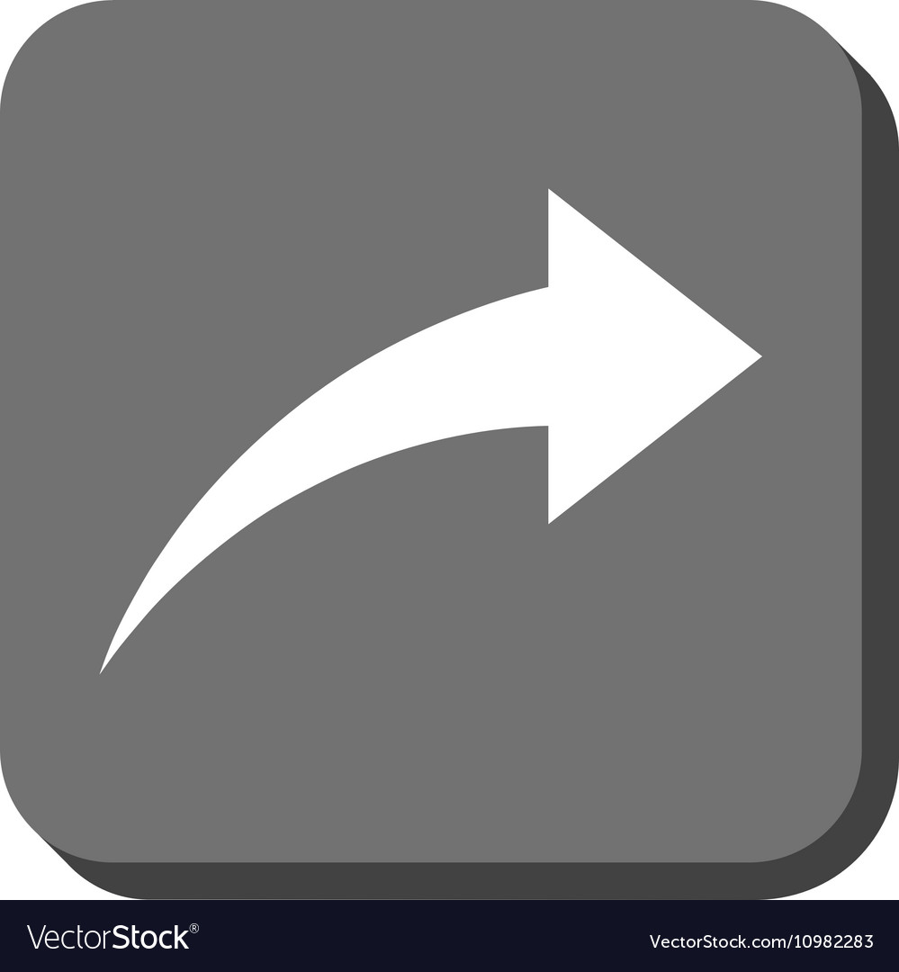 Redo rounded square icon Royalty Free Vector Image