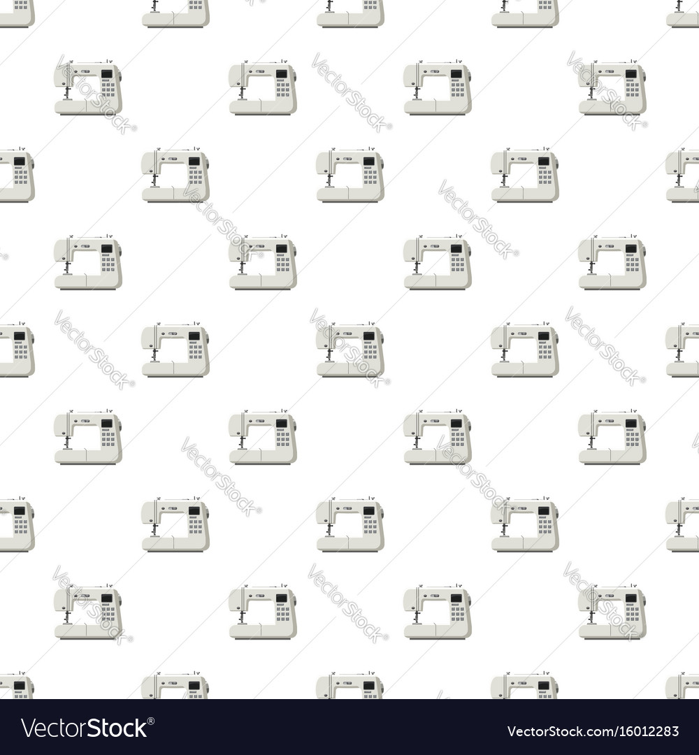 Sewing machine pattern Royalty Free Vector Image