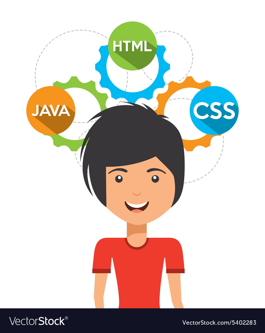 Software programmer Royalty Free Vector Image - VectorStock