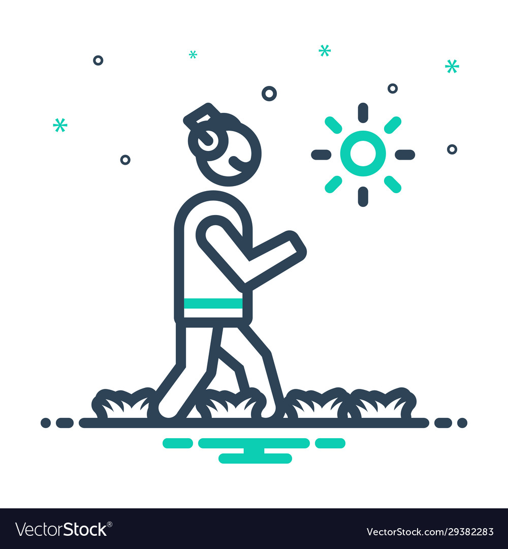 Walking Royalty Free Vector Image - VectorStock