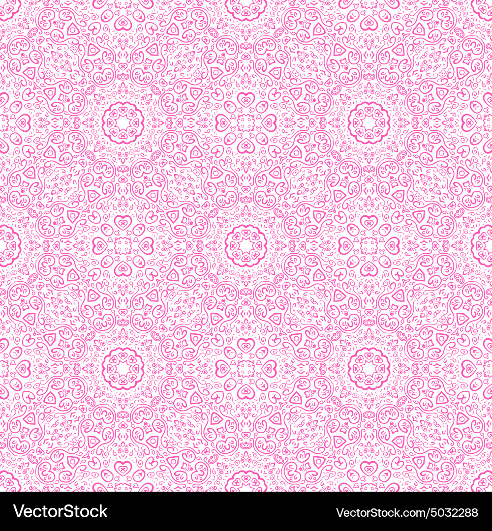 Beautiful pink ornamental background Royalty Free Vector