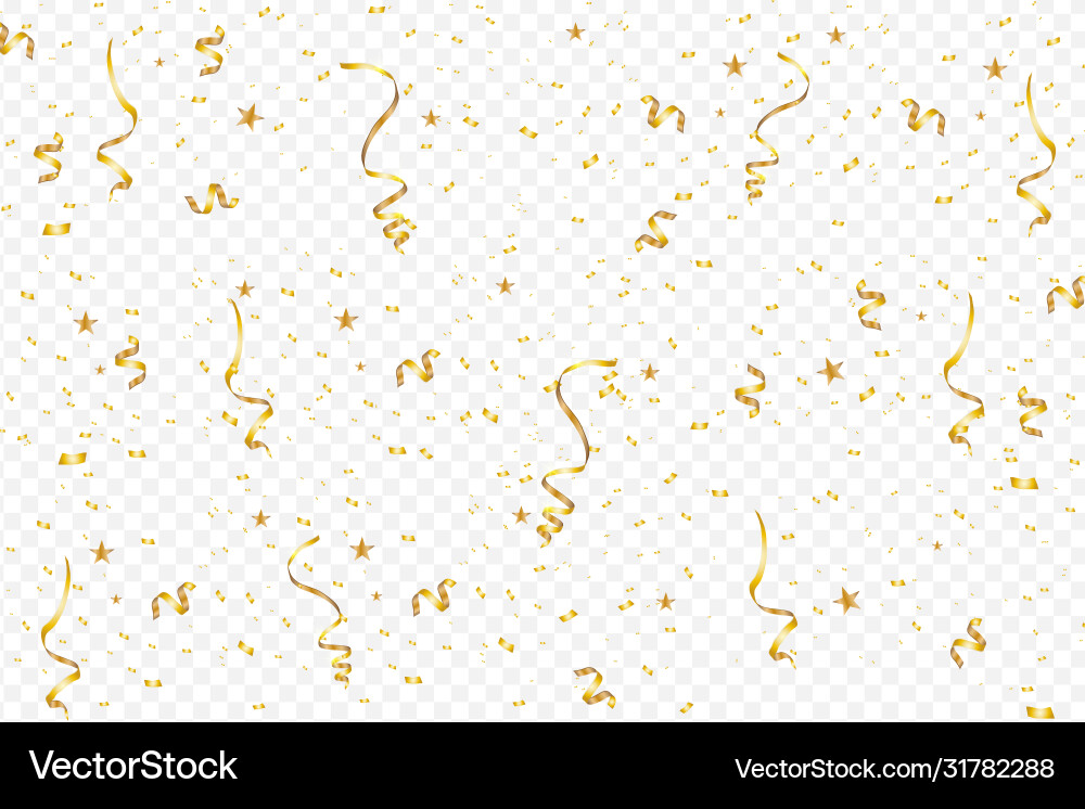 Confetti festive party popper Royalty Free Vector Image