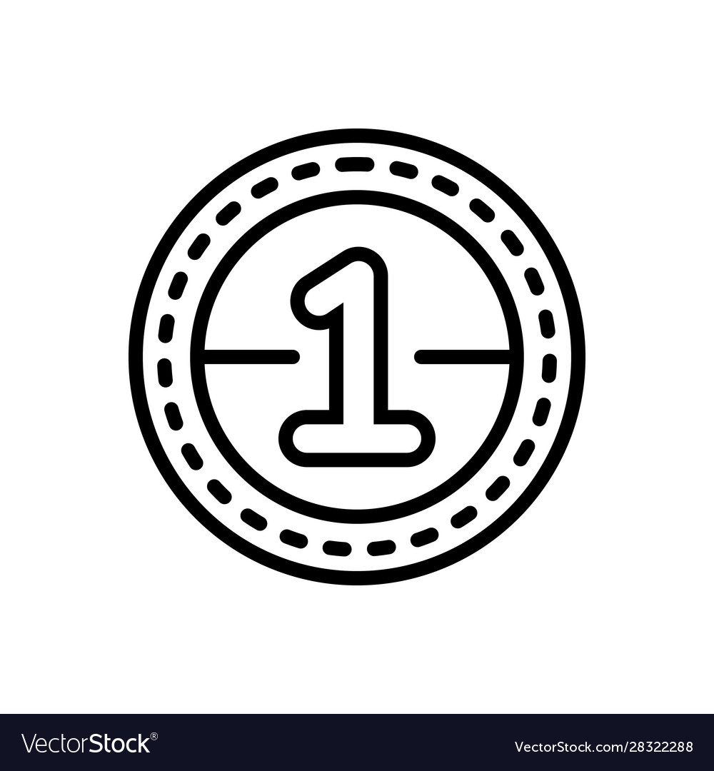 One Royalty Free Vector Image - VectorStock