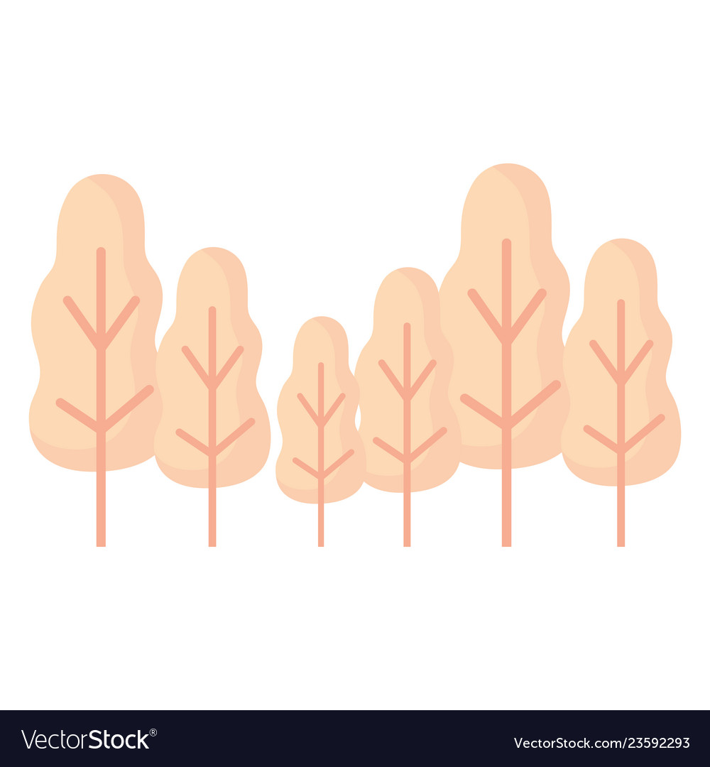 Abstract trees design Royalty Free Vector Image