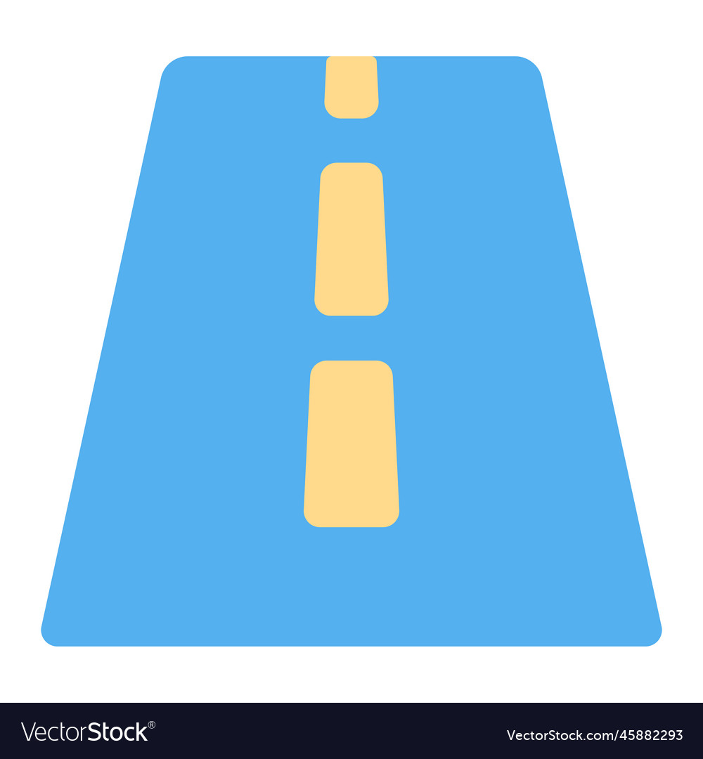 Road section 2 Royalty Free Vector Image - VectorStock