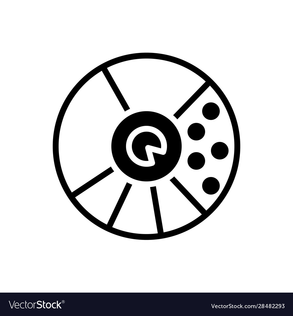 Round value chart Royalty Free Vector Image - VectorStock