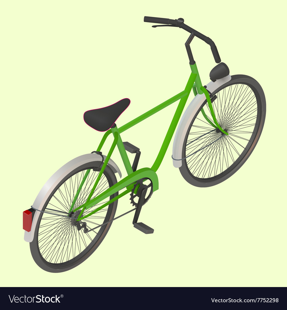 Bicycle isometric Royalty Free Vector Image - VectorStock
