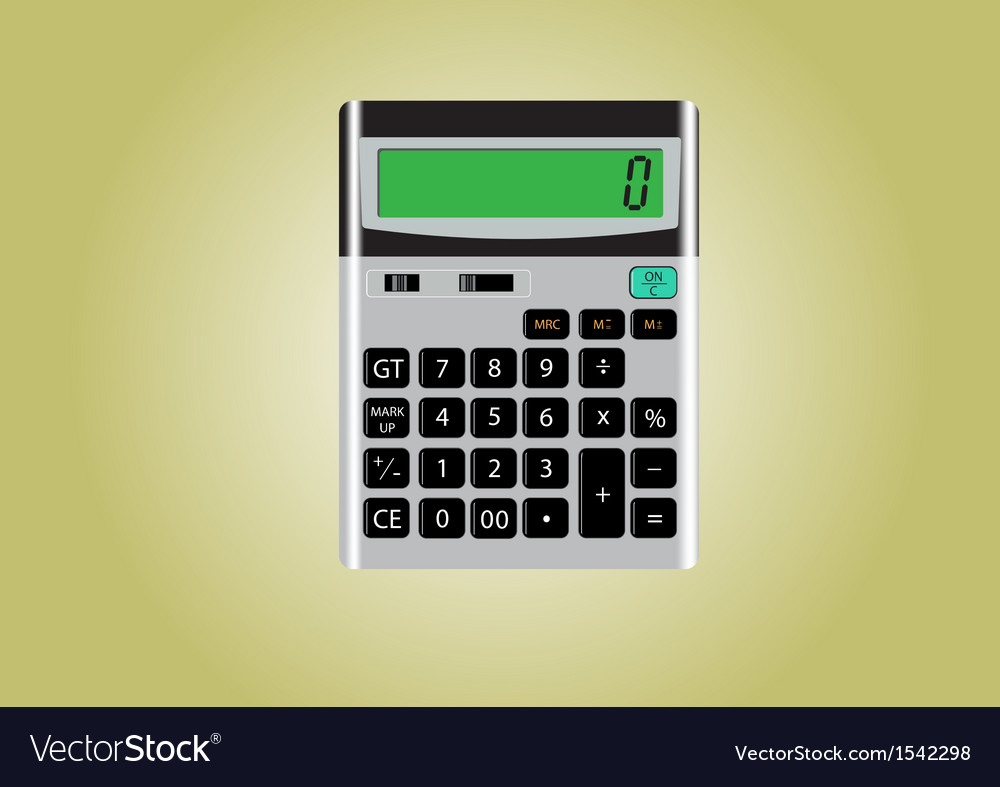 Calculator Royalty Free Vector Image - VectorStock