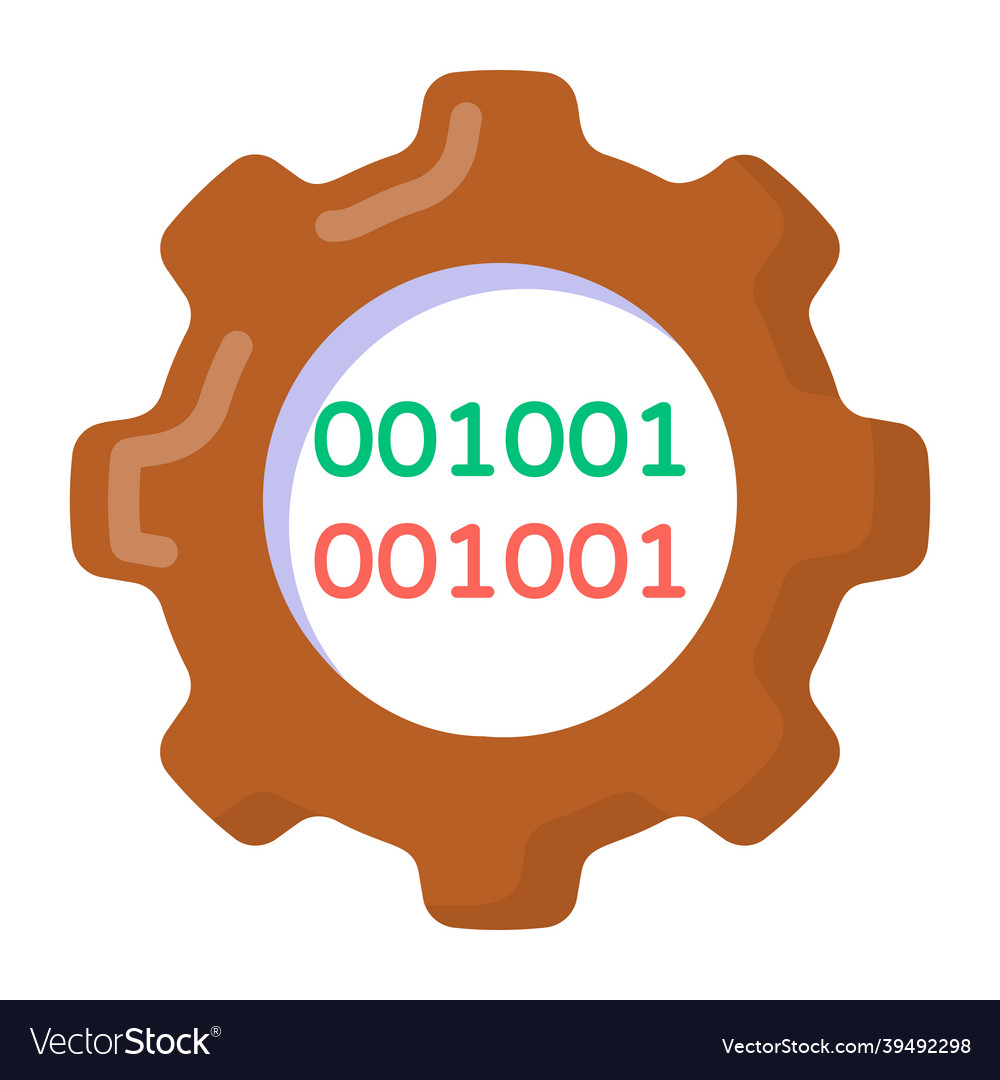Code configuration Royalty Free Vector Image - VectorStock