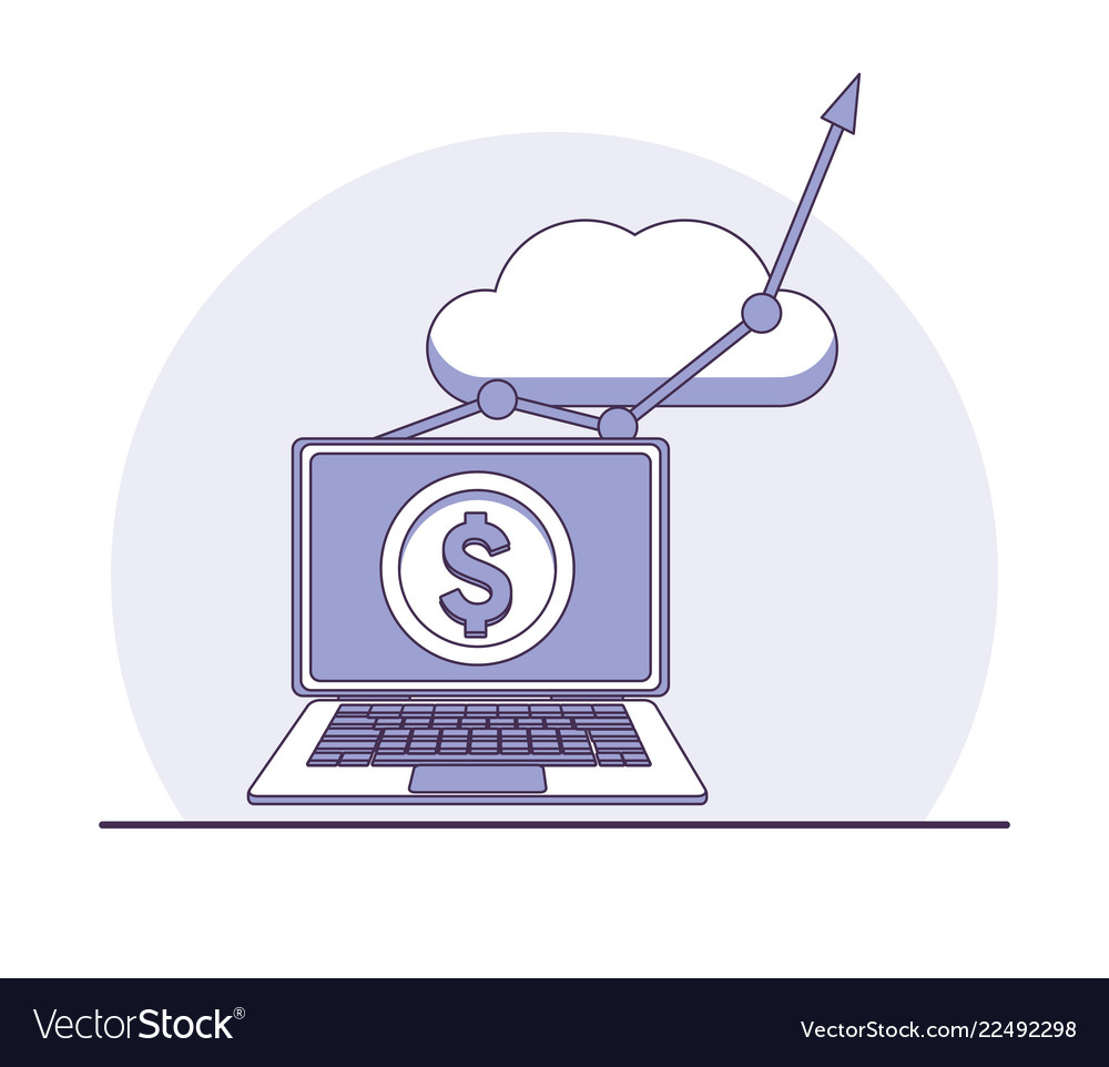 Data center technology Royalty Free Vector Image