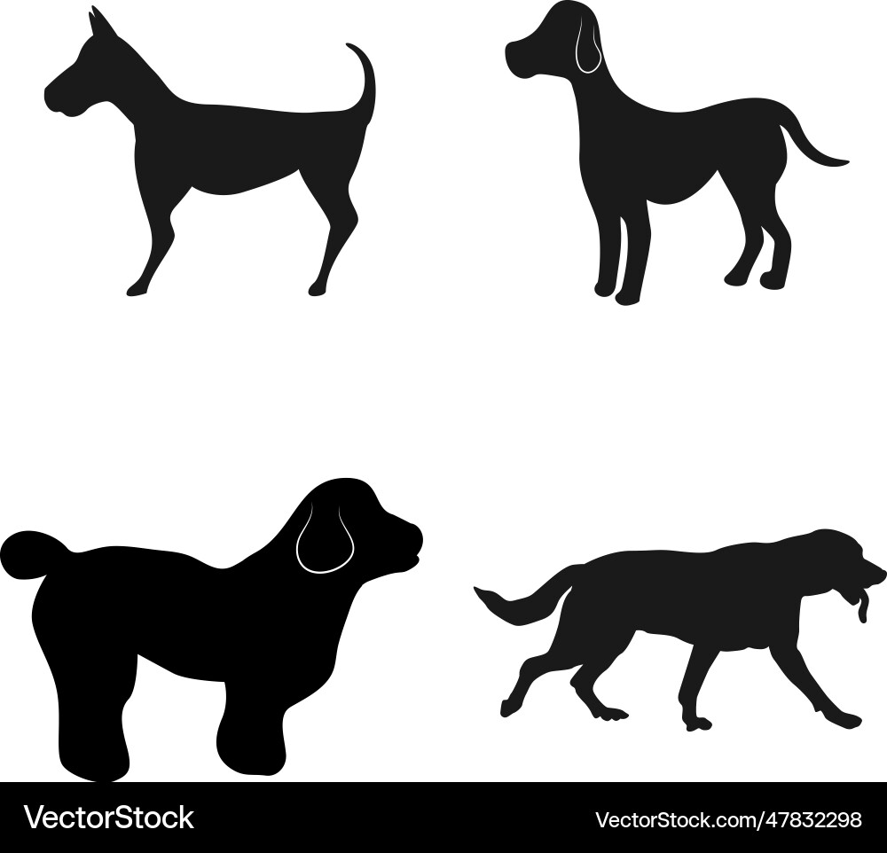Dog line icon symbol design Royalty Free Vector Image