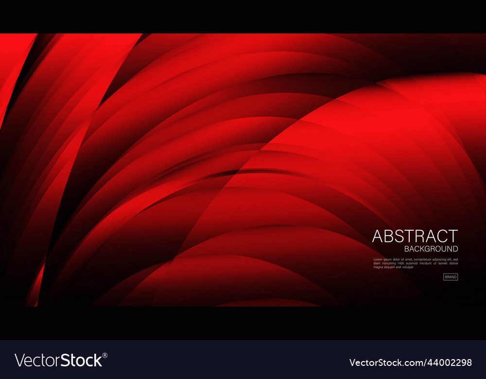 Red abstract wave background Royalty Free Vector Image