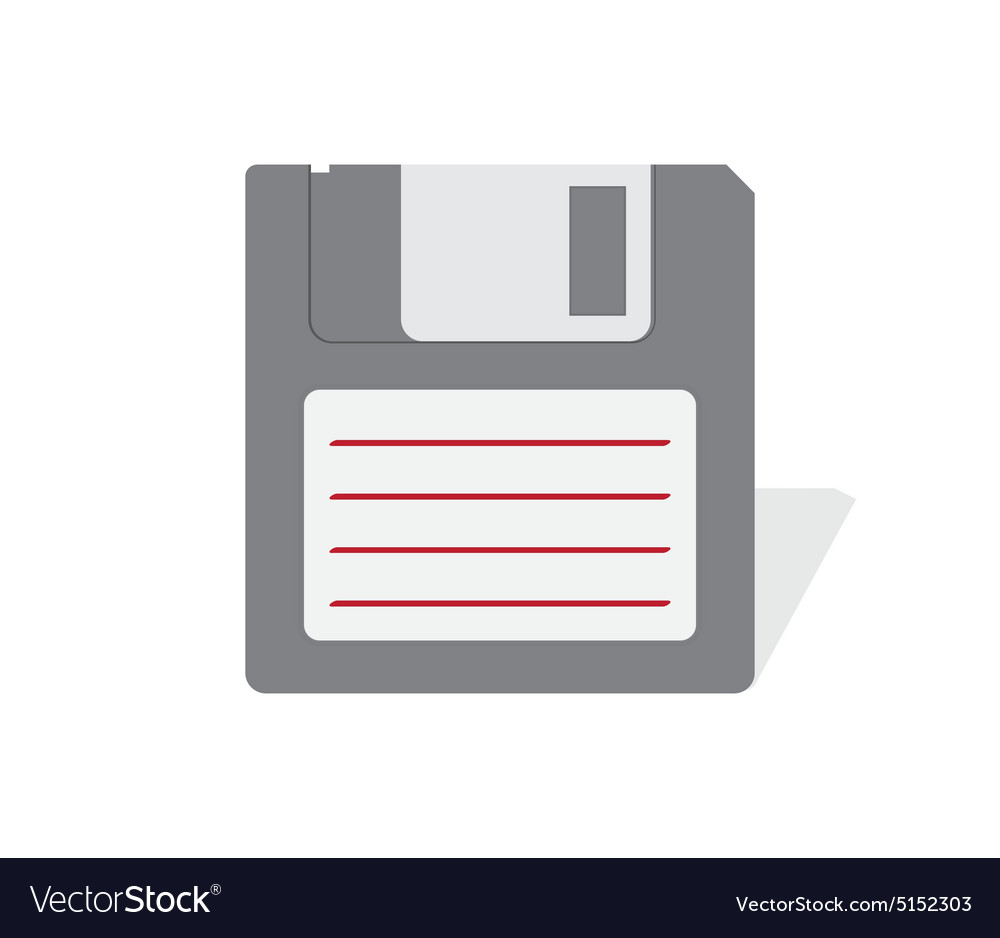 Floppy disk Royalty Free Vector Image - VectorStock