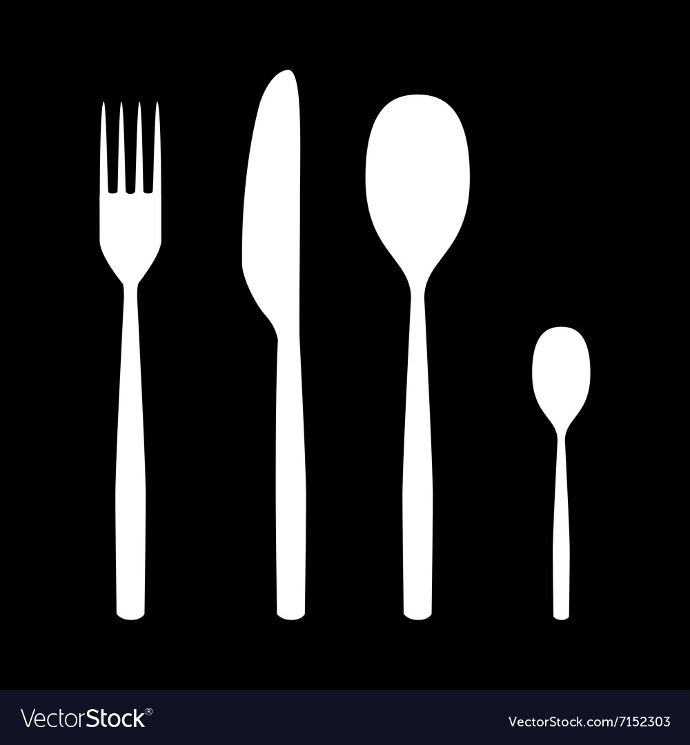 Fork Spoon Knife Royalty Free Vector Image Vectorstock