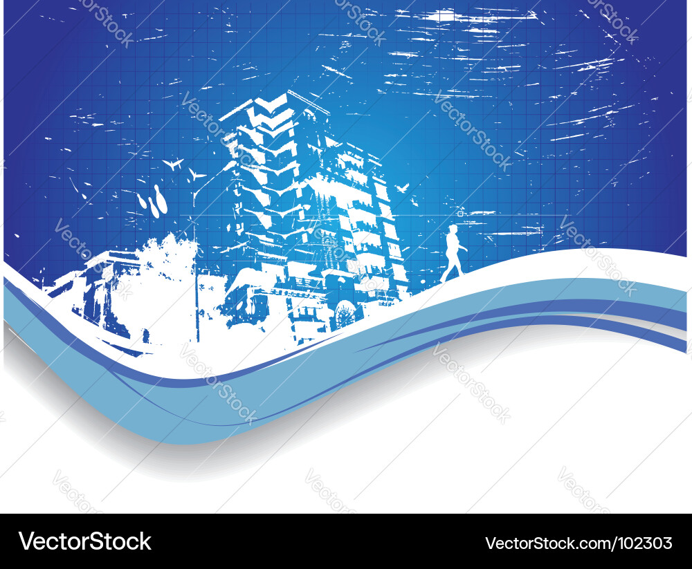 Urban grunge city Royalty Free Vector Image - VectorStock