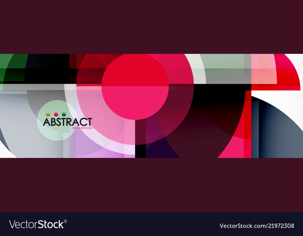Circle abstract background Royalty Free Vector Image