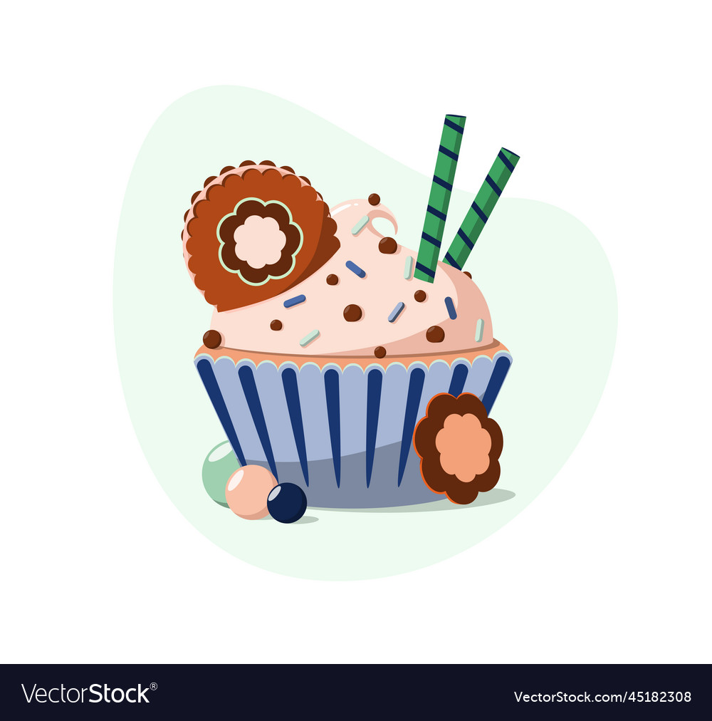 Cupcake Royalty Free Vector Image - VectorStock