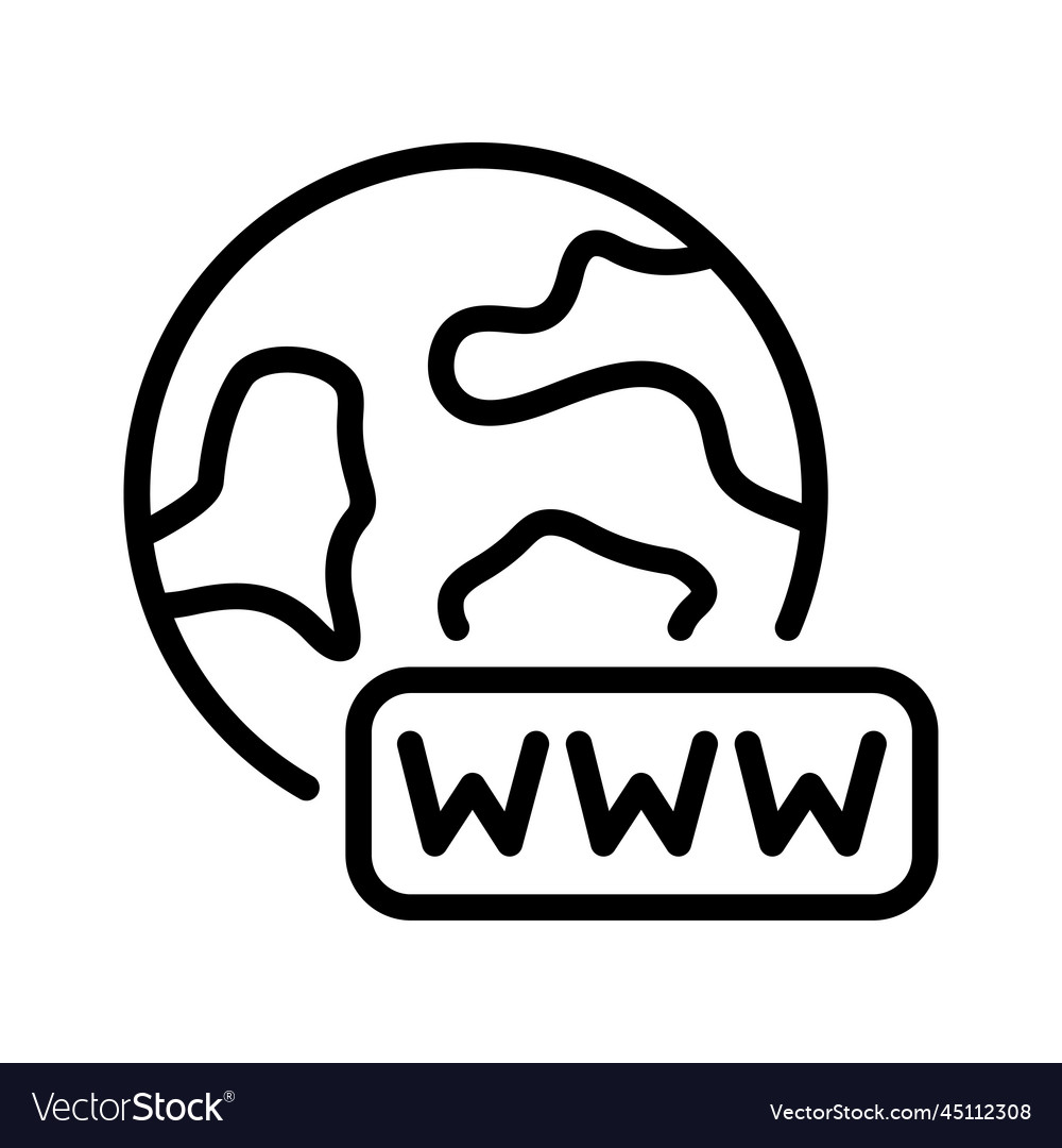 Web browser icon Royalty Free Vector Image - VectorStock