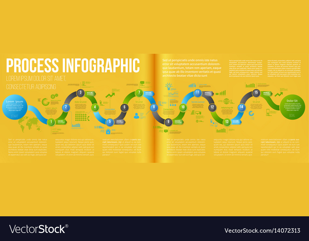 Infographics arrow timeline hystory template Vector Image Infographics arrow timeline hystory template Vector Image