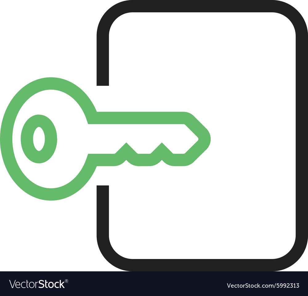Passkey Royalty Free Vector Image - VectorStock