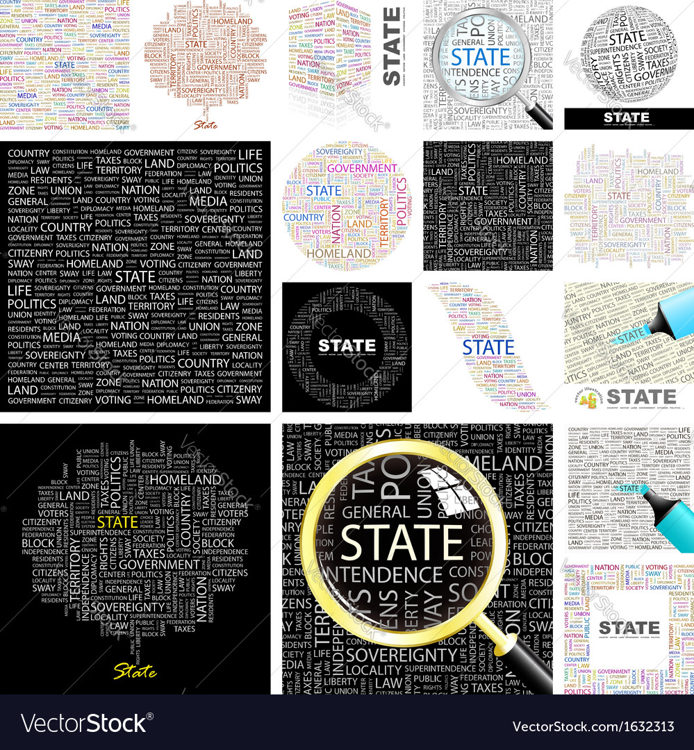 State Royalty Free Vector Image - VectorStock