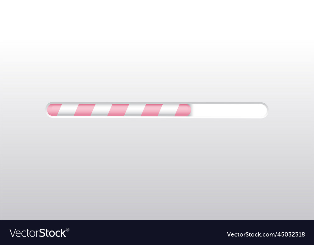 Candy styled loading bar design Royalty Free Vector Image