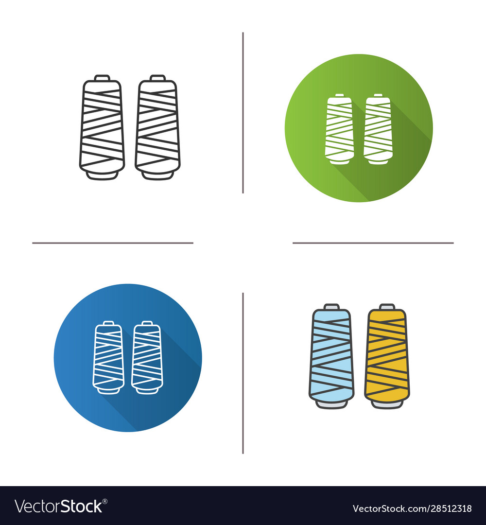 Thread spool icon Royalty Free Vector Image - VectorStock