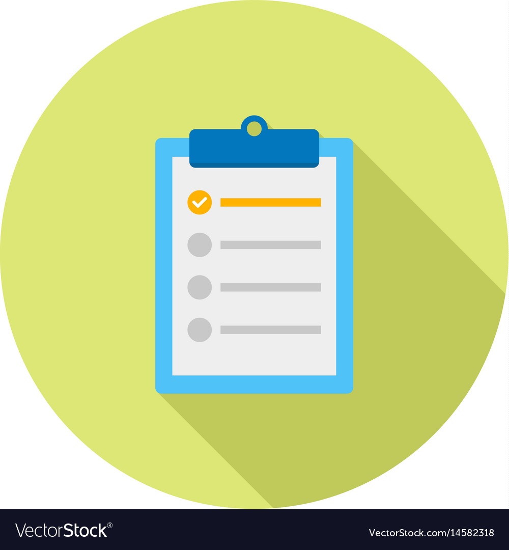 Validated list Royalty Free Vector Image - VectorStock