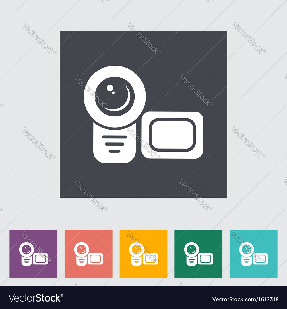 Video camera Royalty Free Vector Image - VectorStock