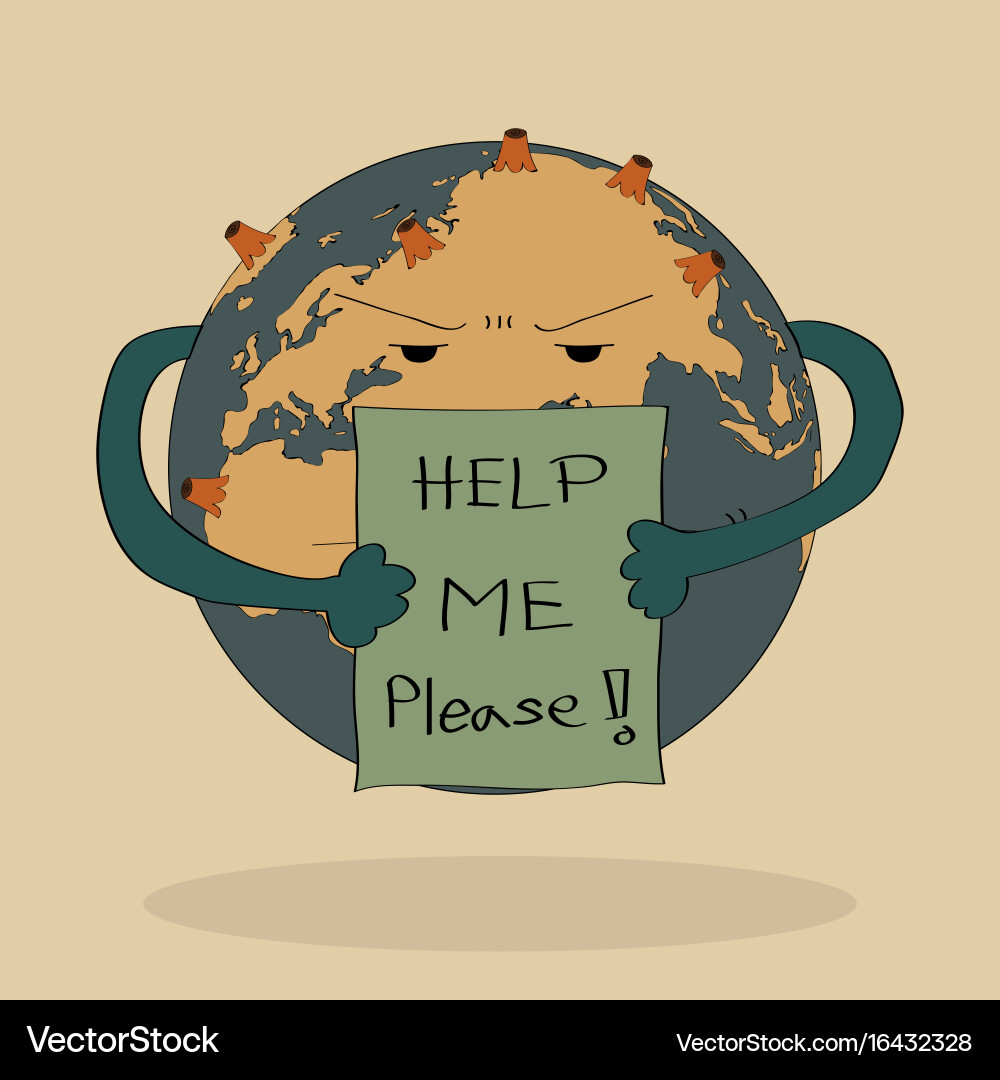 World map earth globe for save Royalty Free Vector Image