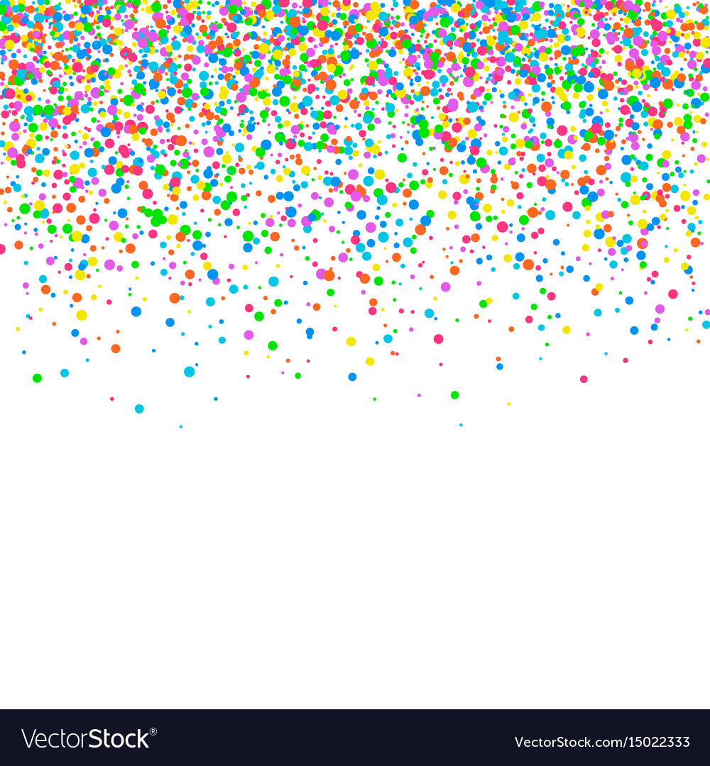 Abstract pattern confetti Royalty Free Vector Image