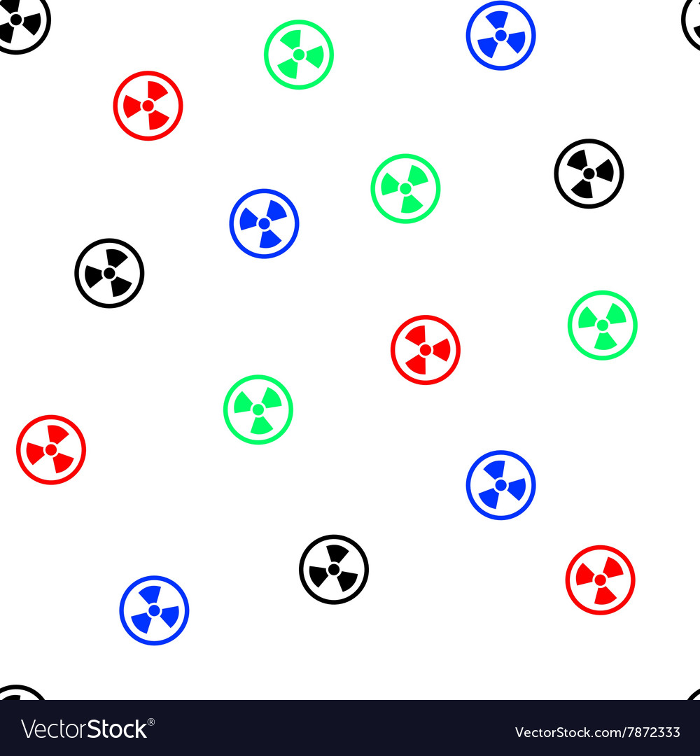 Atomic seamless flat pattern Royalty Free Vector Image