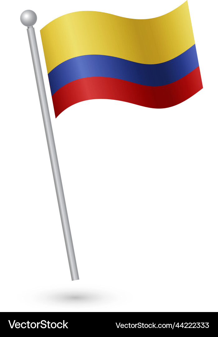 Colombia Flag Royalty Free Vector Image Vectorstock