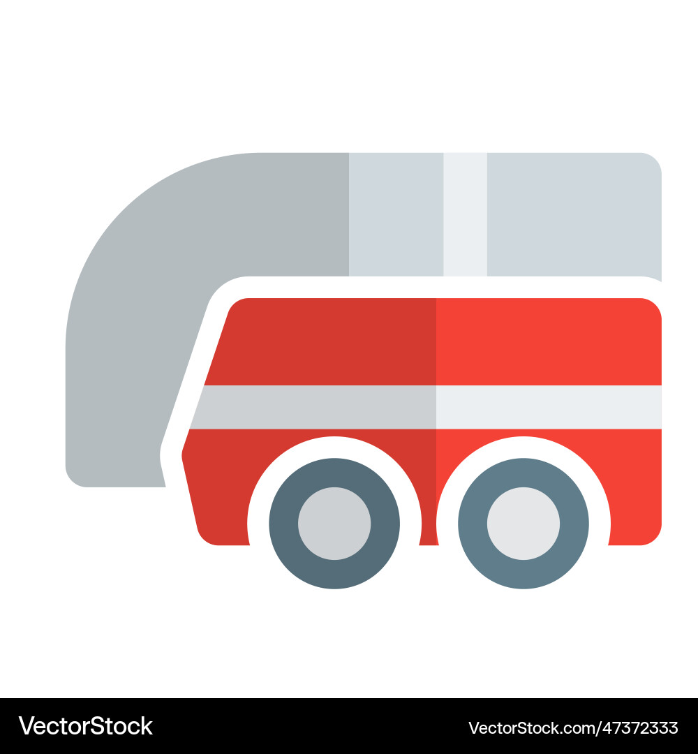 Public bus rapid mode of transportation Royalty Free Vector