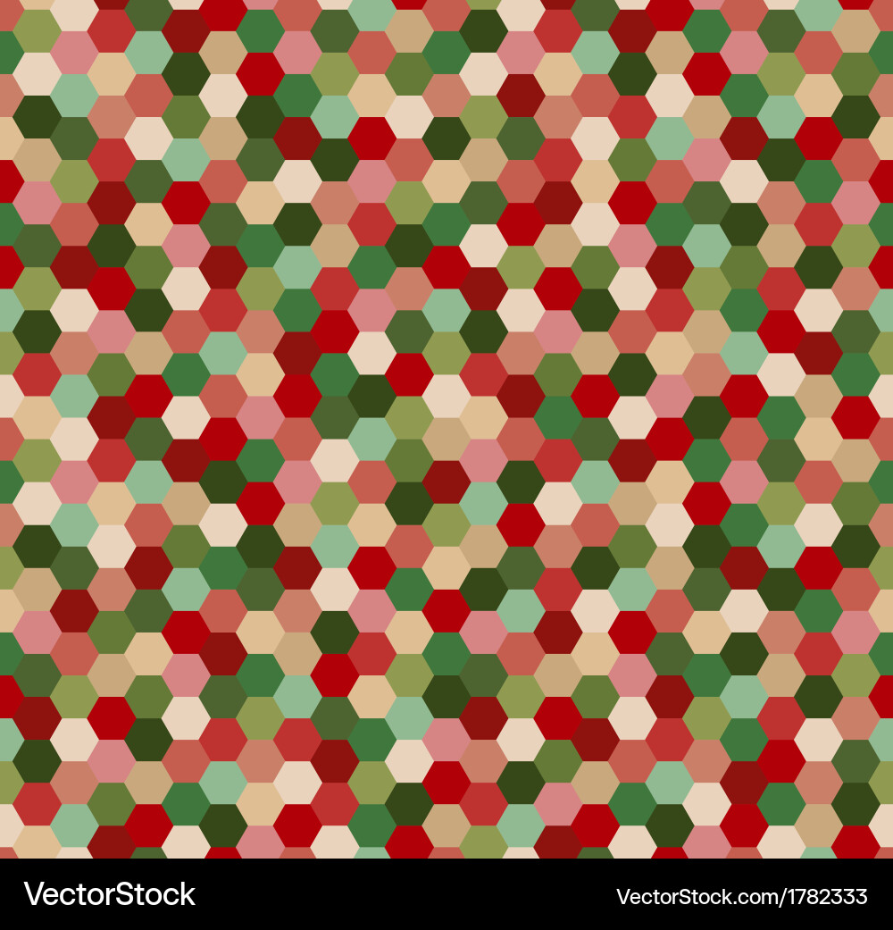 Seamless hexagonal pattern Royalty Free Vector Image