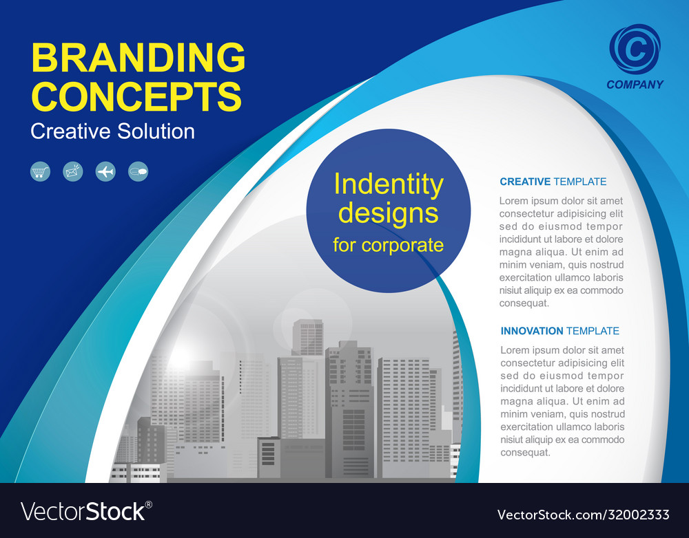 Template design Royalty Free Vector Image - VectorStock