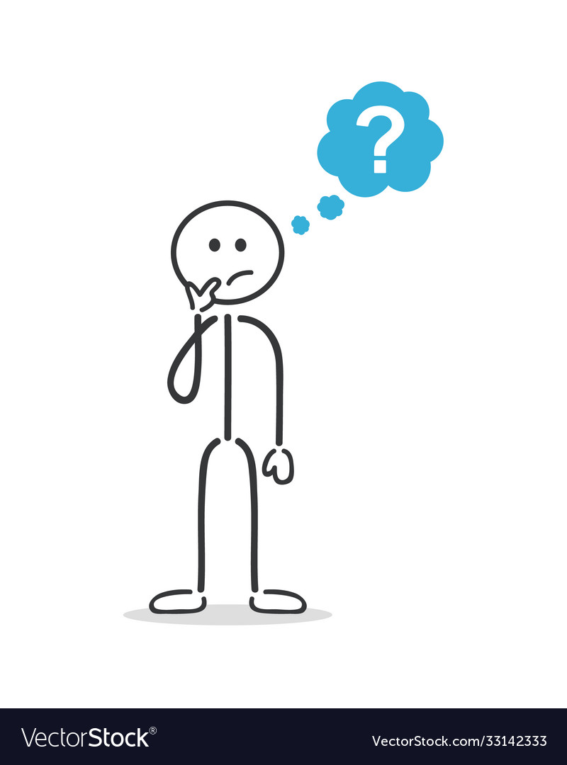 Thinking Royalty Free Vector Image - VectorStock